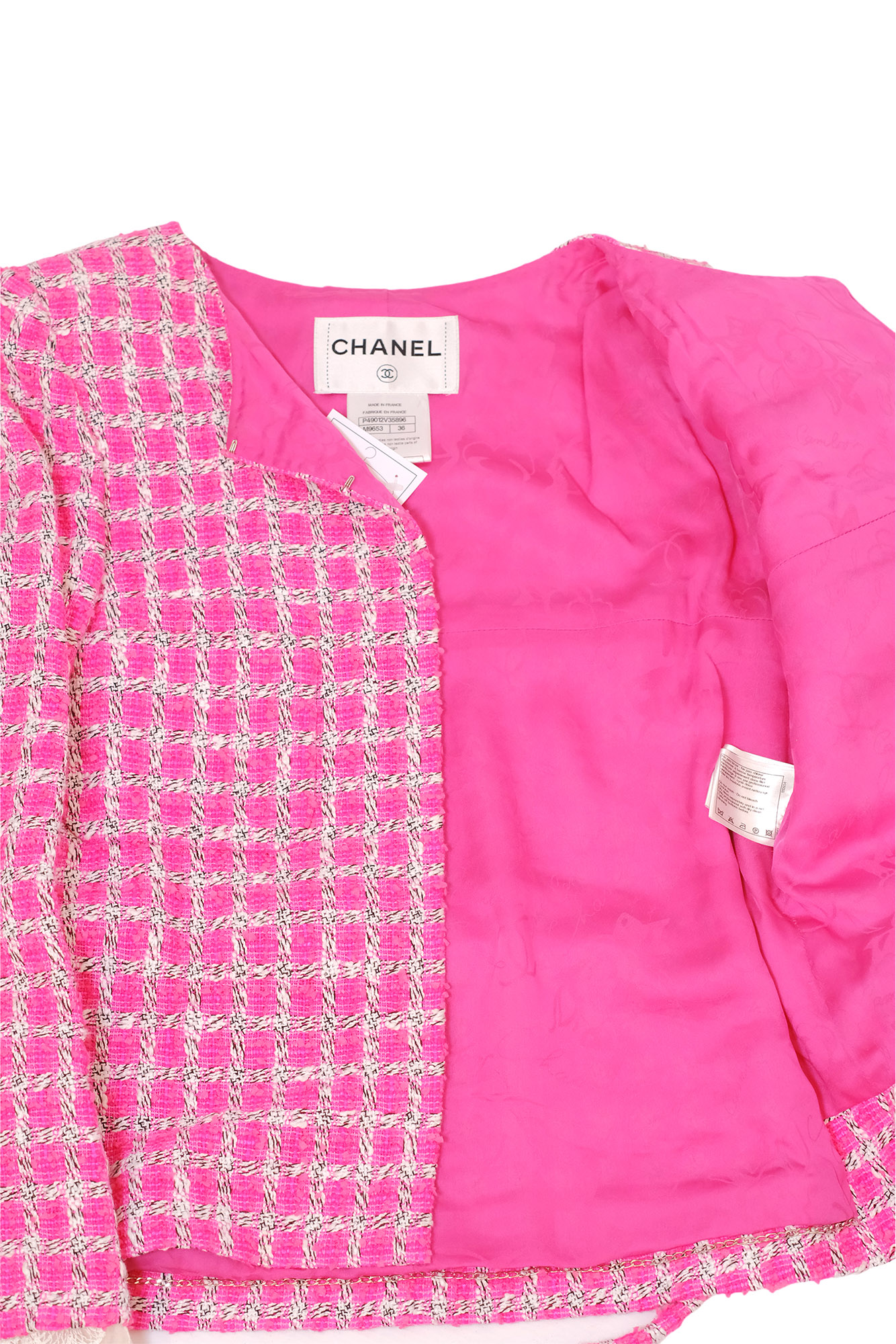 Chanel pink tweed jacket – le dressing Monaco